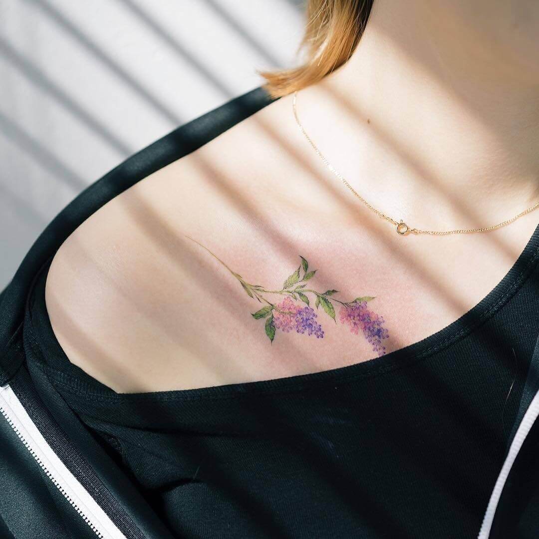 Clavicle Tattoo: 30+ Most Beautiful Shoulder Tattoo Ideas