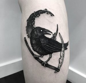 Raven Tattoo: 30 Images That Will Prove This Bird Is Way Cooler Than ...