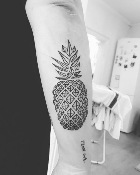 Pineapple Tattoo Ideas For Those Who Love Exotic And Delicious Fruits