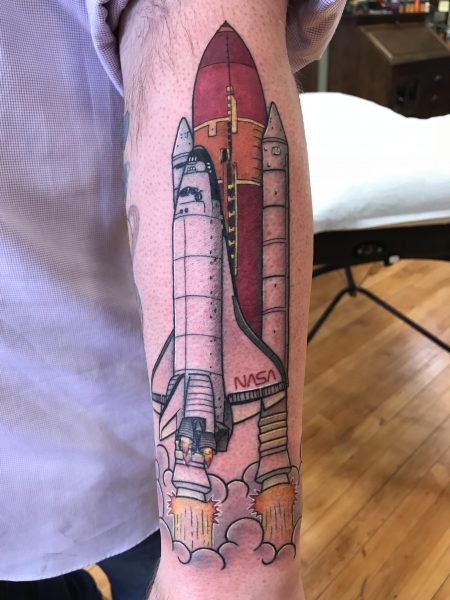 Spaceship Tattoo Ideas For The True Cosmos Lovers And Explorers