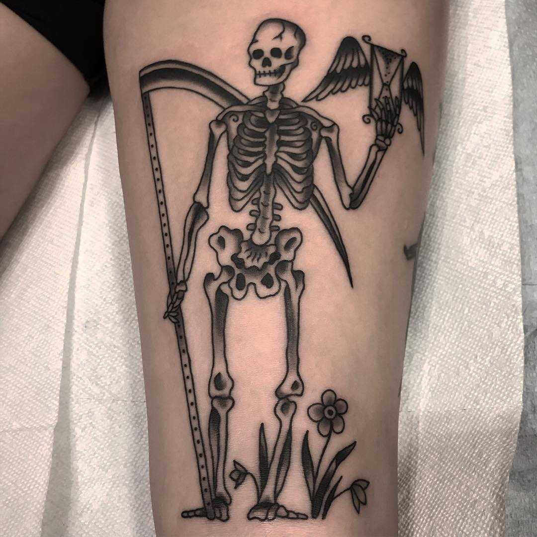 Skeleton Tattoo Ideas That Will Make You Feel Fragile Skeleton Tattoo Ideas That Will Make You Feel Fragile