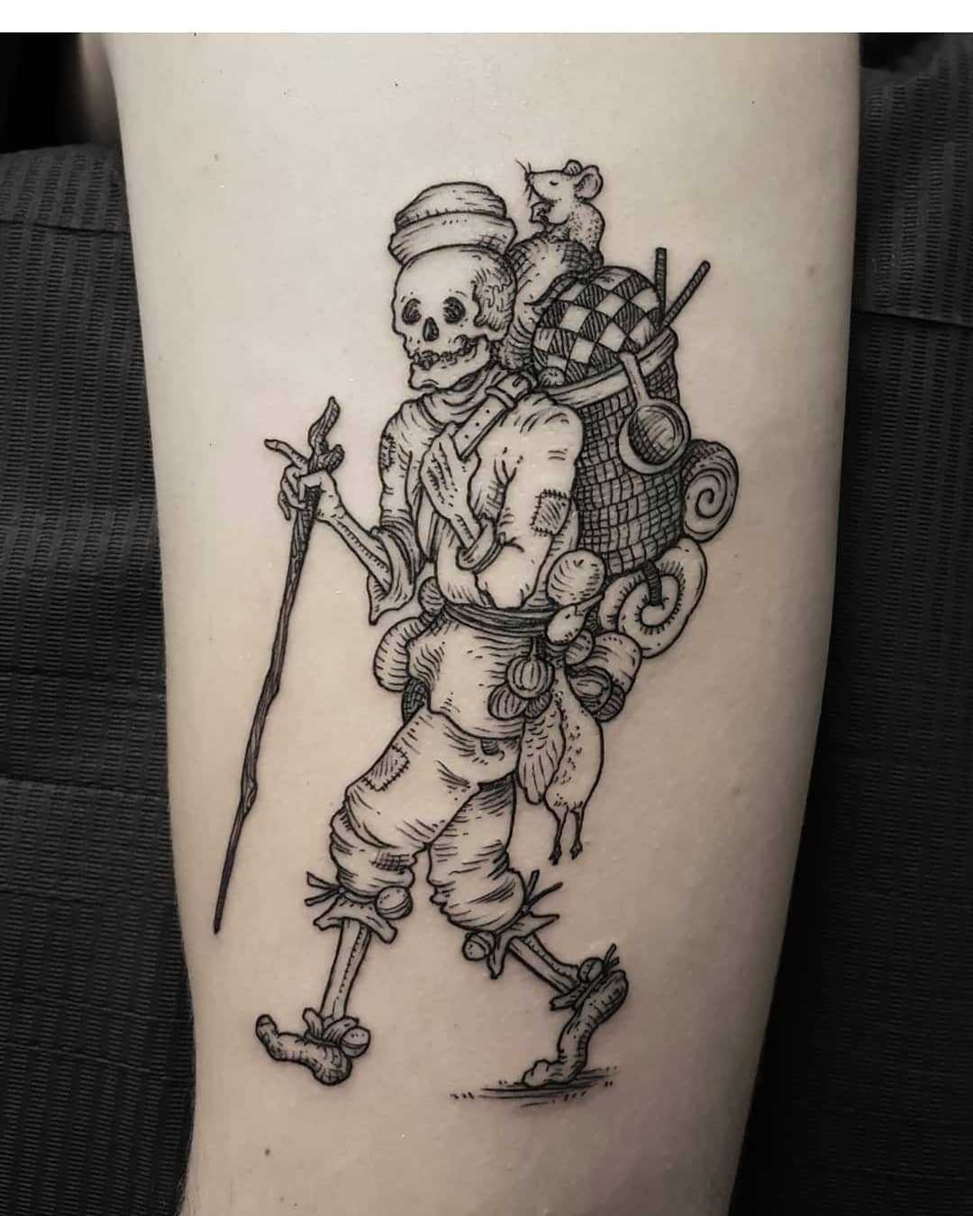 Skeleton Tattoo Ideas That Will Make You Feel Fragile ☠