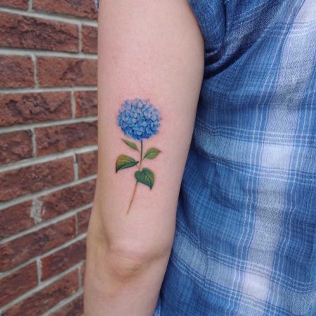 Hydrangea tattoo: 60+ beautiful ideas and their meanings